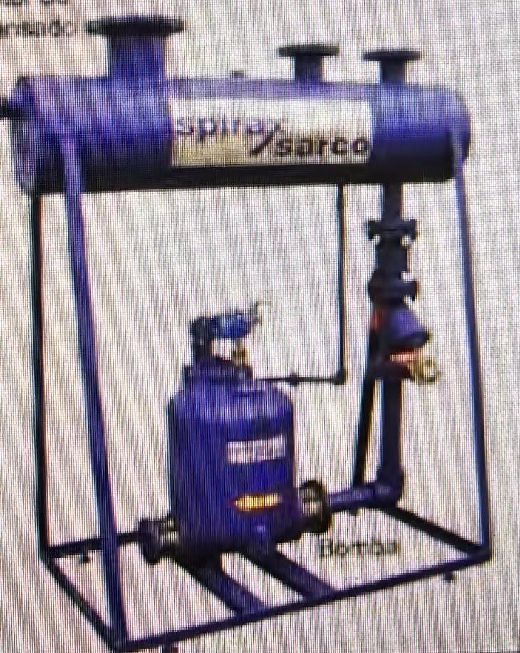 Bomba para condensado MFP14 Spirax Sarco (skid) Recuperação de vapor ...